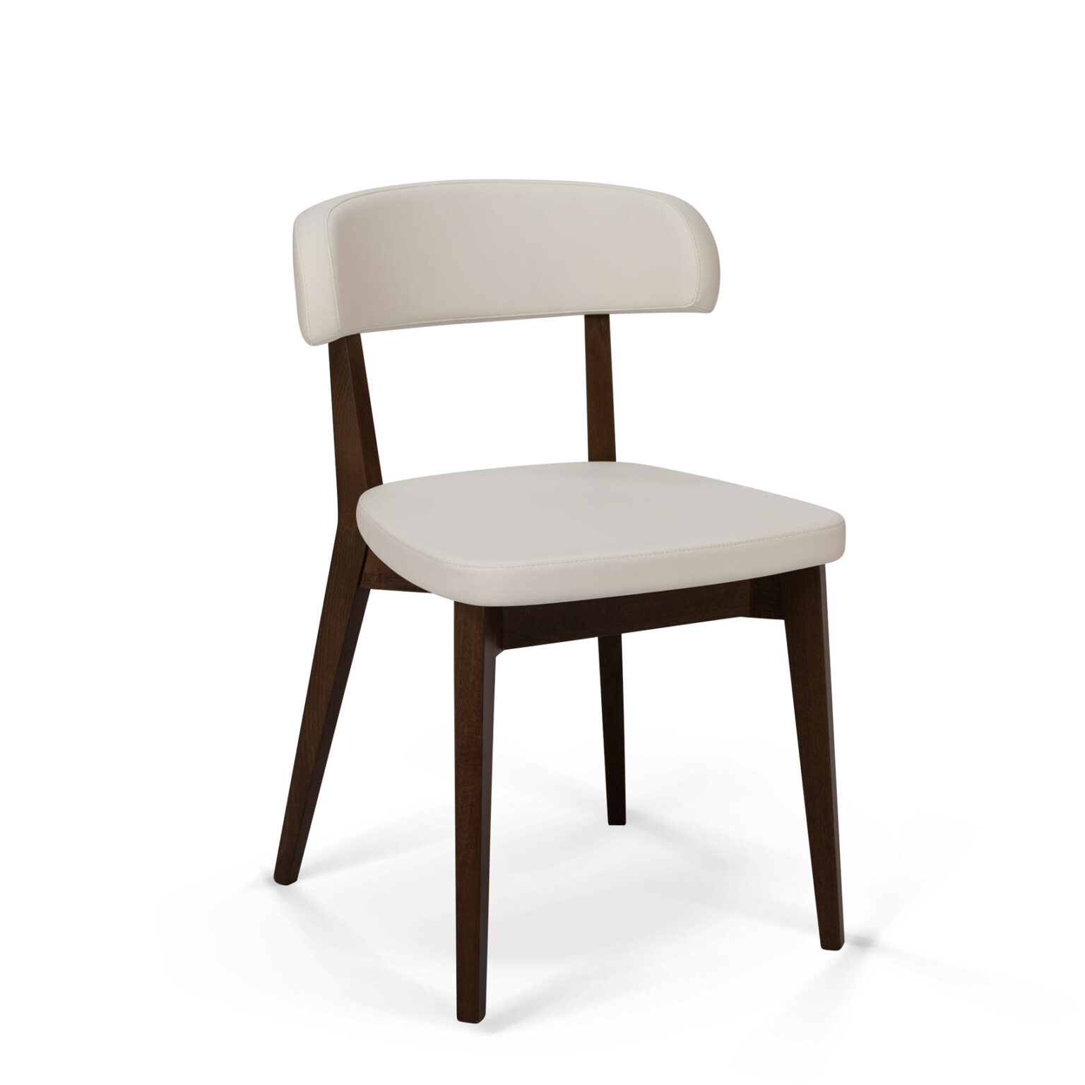 Дизайнерский стул Эрвин с высокой спинкой на деревянных ножках